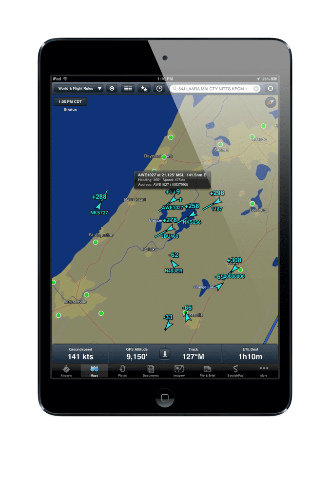 ForeFlight 5.1 brings traffic display - iPad Pilot News