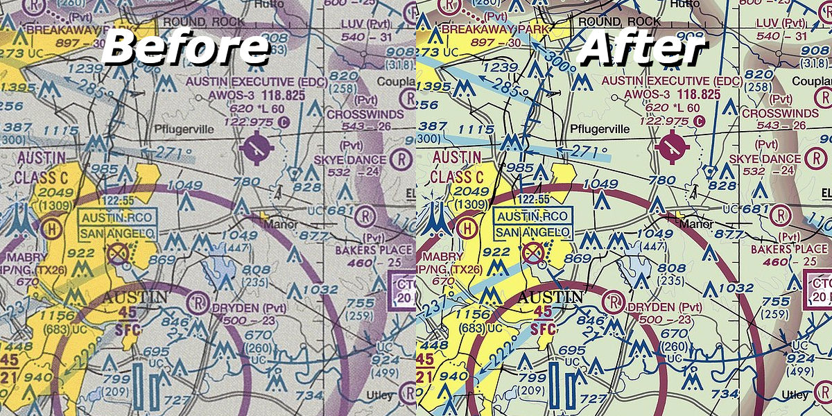 FAA releases easier-to-read digital charts - iPad Pilot News