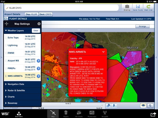 Pilot report: flying the new SiriusXM weather receiver - iPad Pilot News