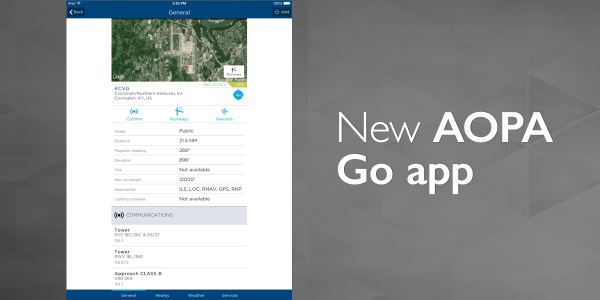 AOPA releases all-new pre-flight app - iPad Pilot News