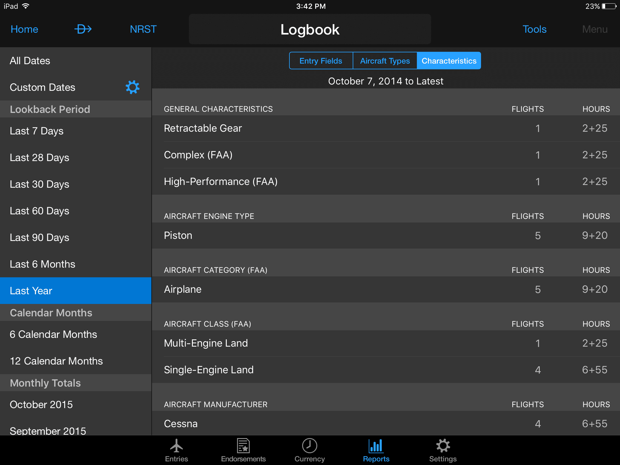 An in-depth look at the new Garmin Pilot Logbook - iPad Pilot News