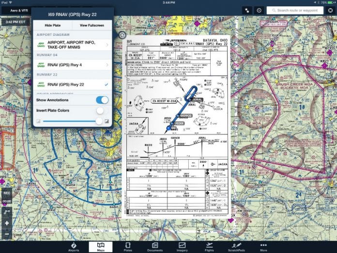 Flying with Jepp charts in ForeFlight version 9.2 - iPad Pilot News