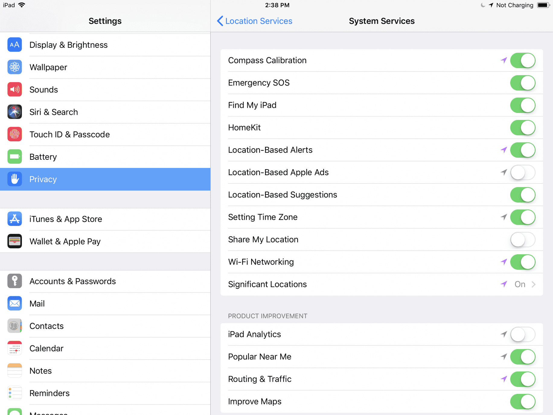 Optimize your iPad’s location services setting options - iPad Pilot News