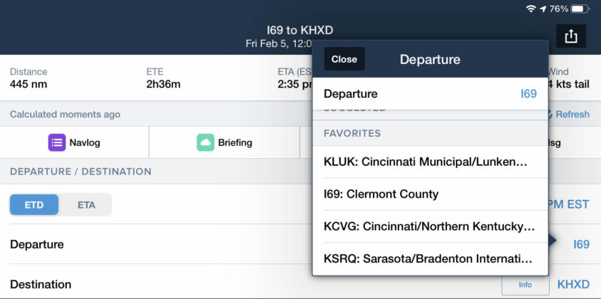 How to file an IFR flight plan in ForeFlight - iPad Pilot News