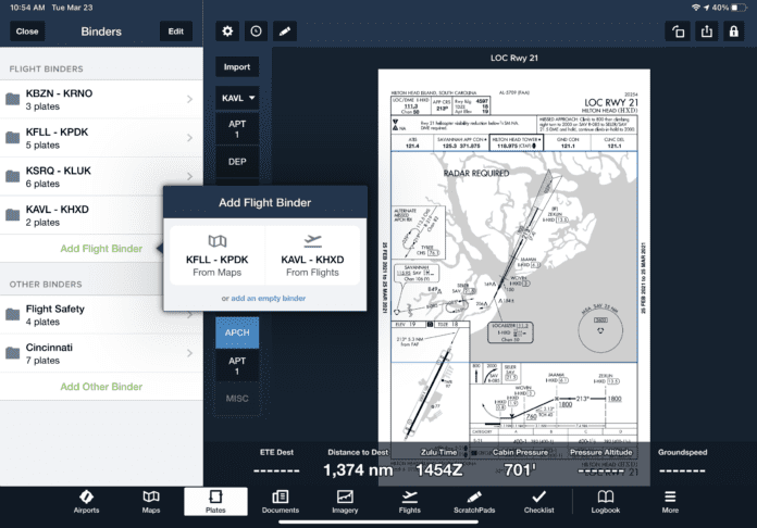 How to use the new Flight Binders feature in ForeFlight - iPad Pilot News