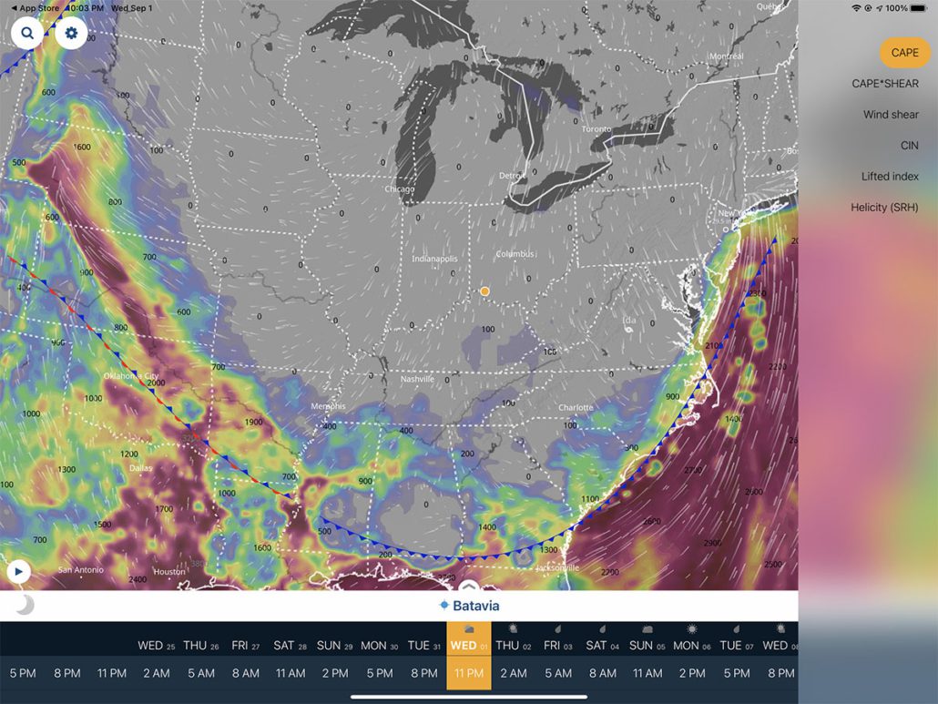 Ventusky app offers beautiful weather maps - iPad Pilot News