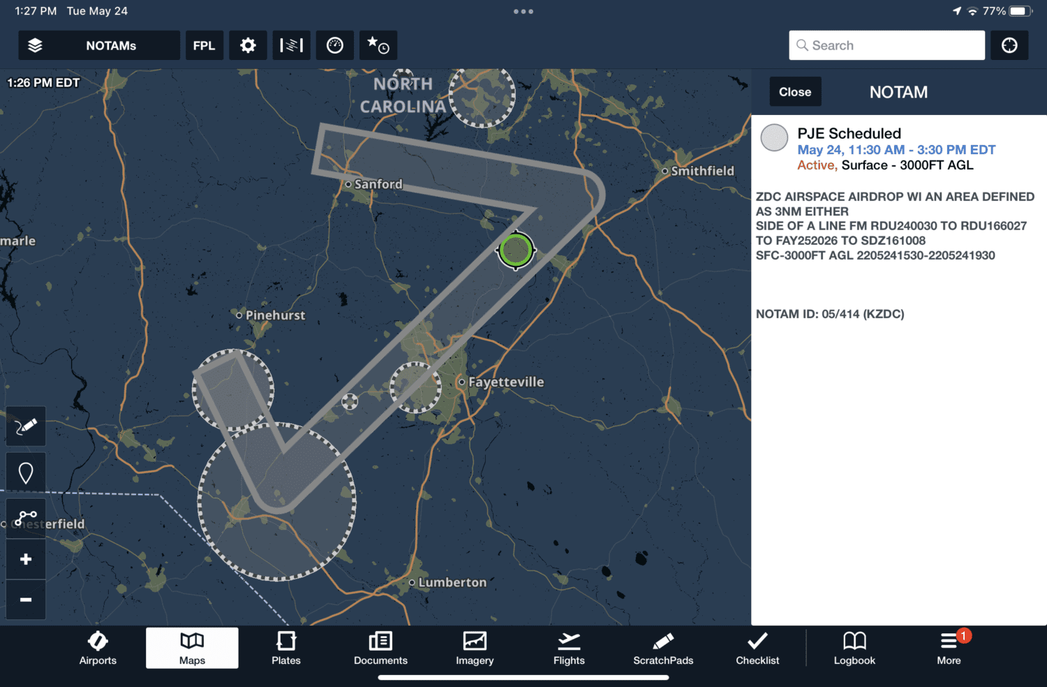 How to find NOTAMs in ForeFlight and Garmin Pilot - iPad Pilot News