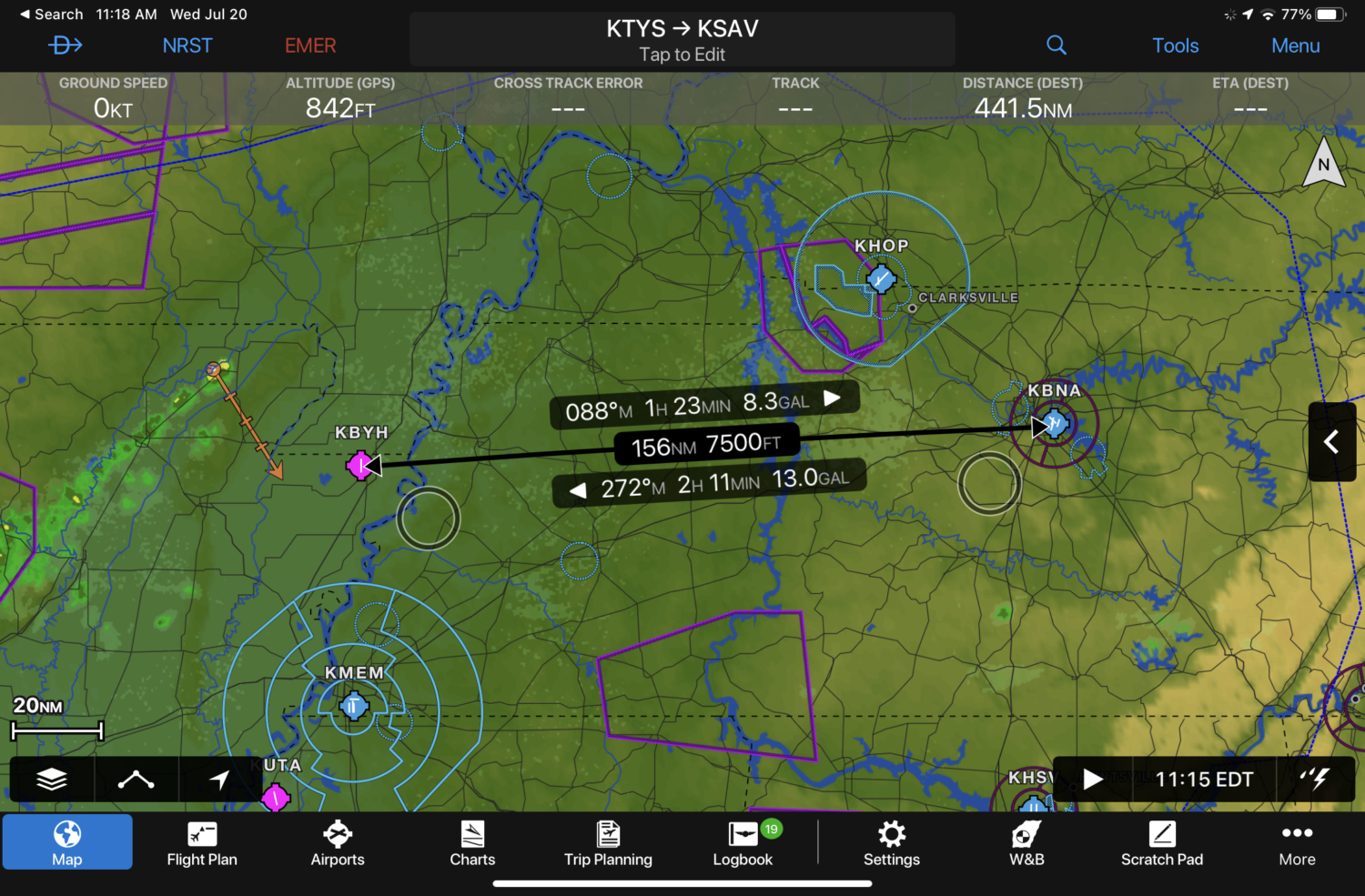 Garmin Pilot adds graphical weight and balance function - iPad Pilot News
