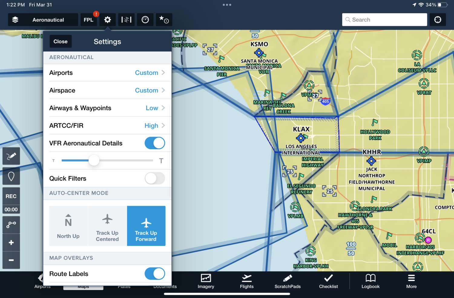 ForeFlight adds VFR waypoints to the aeronautical map - iPad Pilot News